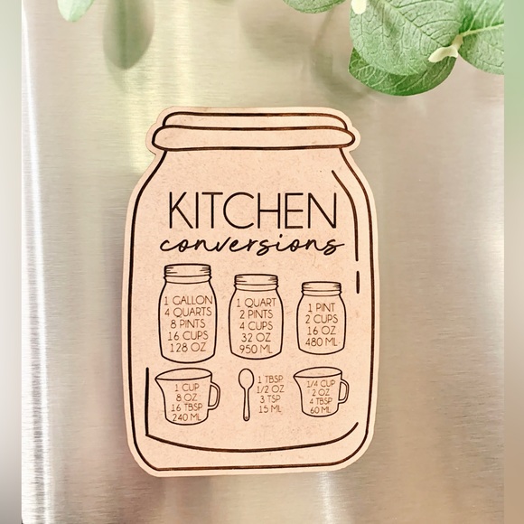 Kitchen | Nwt Kitchen Conversion Magnet | Poshmark